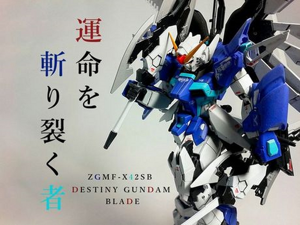 Custom Build: RG 1/144 Destiny Gundam [Blade]
