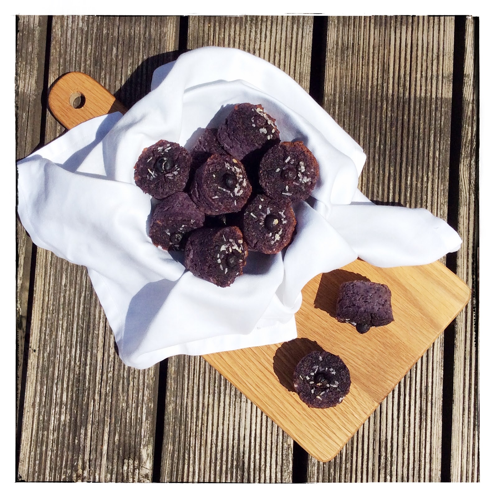 Blueberry and Red Cabbage Mini Muffins ('The Purple Ones')