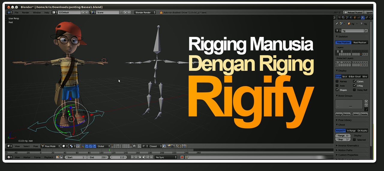 PELATIHAN ANIMASI: RIGGING