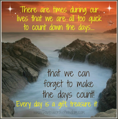 Daveswordsofwisdom.com: Make Your days Count