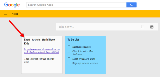 TeachingTechNix: Google Keep Chrome Extension