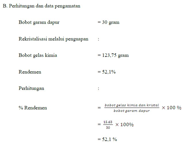 PEMURNIAN BAHAN MELALUI REKRISTALISASI ~ HIDUPKU