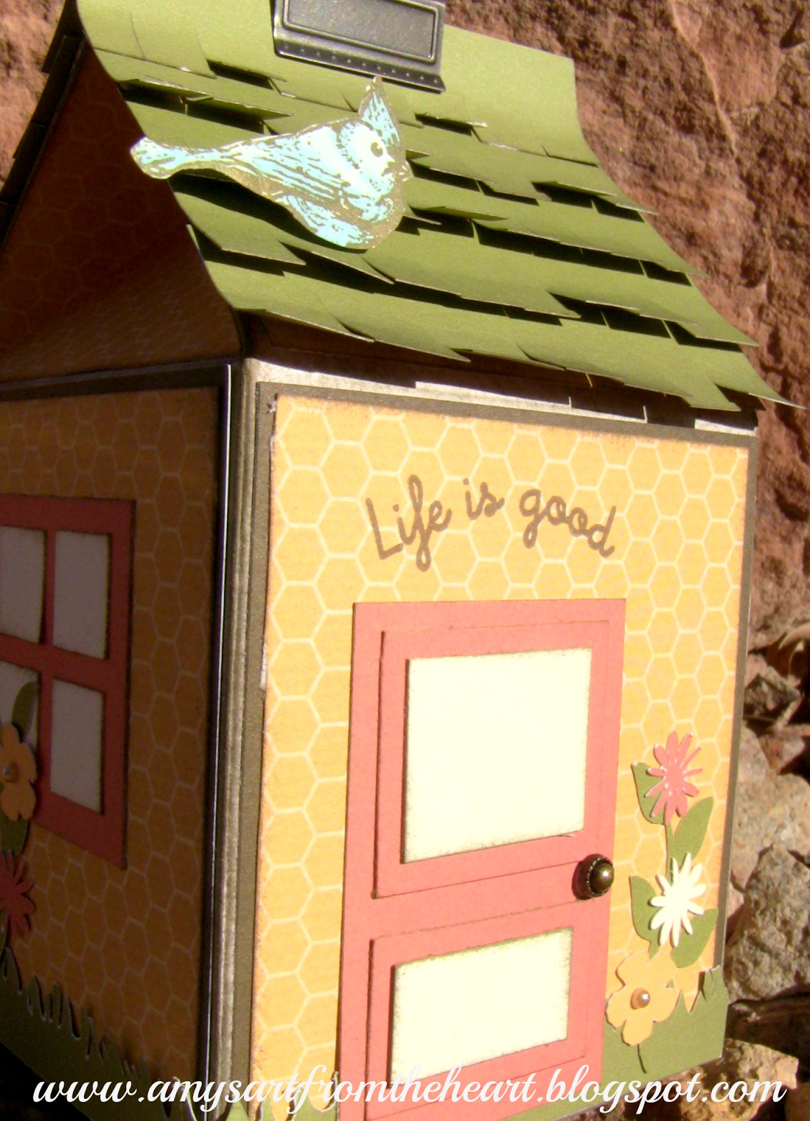 Amy's Art from the Heart: Milk Carton House