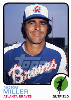 1973 Topps Baseball Card Update Series: 1973 Atlanta Braves - 76-85 ...