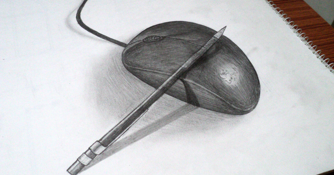 24+ Gambar Lukis Dengan Pensil