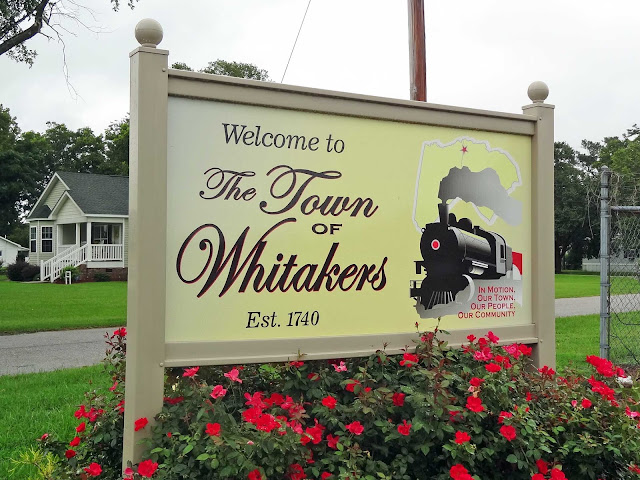 Geographically Yours Welcome: Whitakers, North Carolina Geographically Yours Welcome: Whitakers, North Carolina