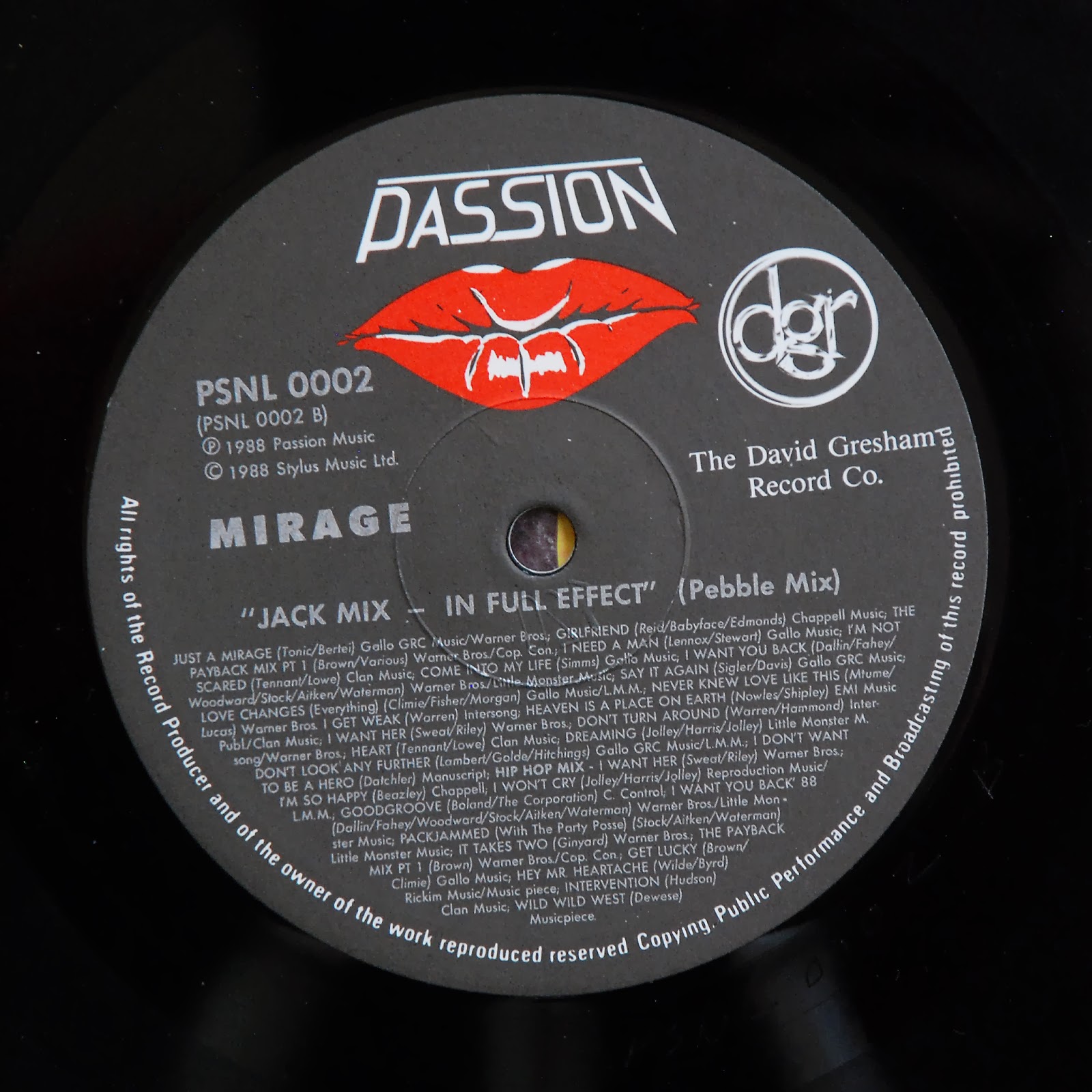 RETRO DISCO HI-NRG: Jack Mix - In Full Effect (LP Non-stop Mix) 1988 ...