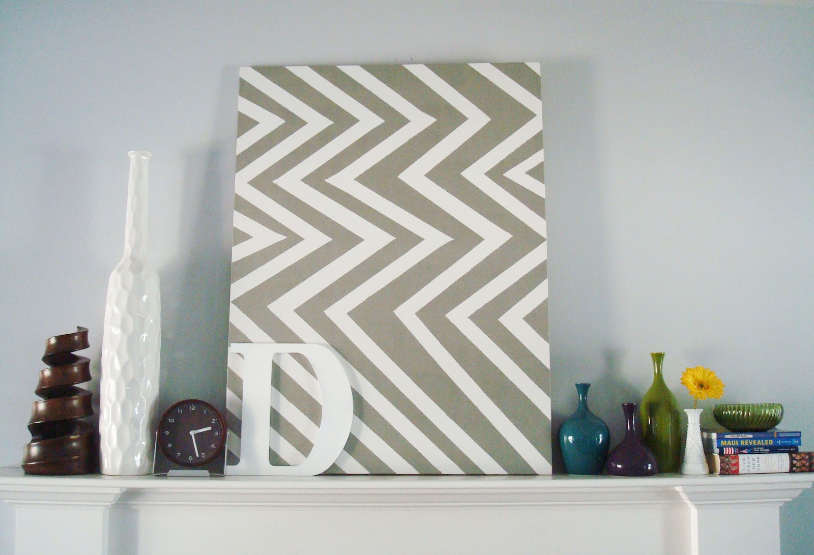 Modern Curations: DIY Chevron Painting