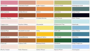 The Carmelite Library: Reveries of libraries, the third : COLOUR CHARTS