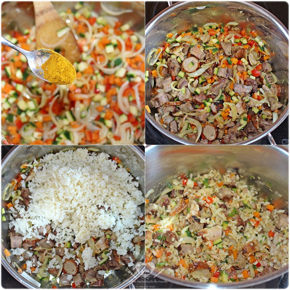 mundo feminino: receita: arroz carreteiro com sobras de churrasco do ...