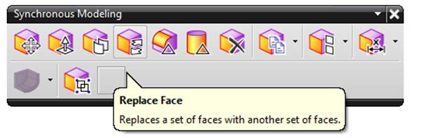 Syncronous Modeling : Replace Face, make the same high surface ...