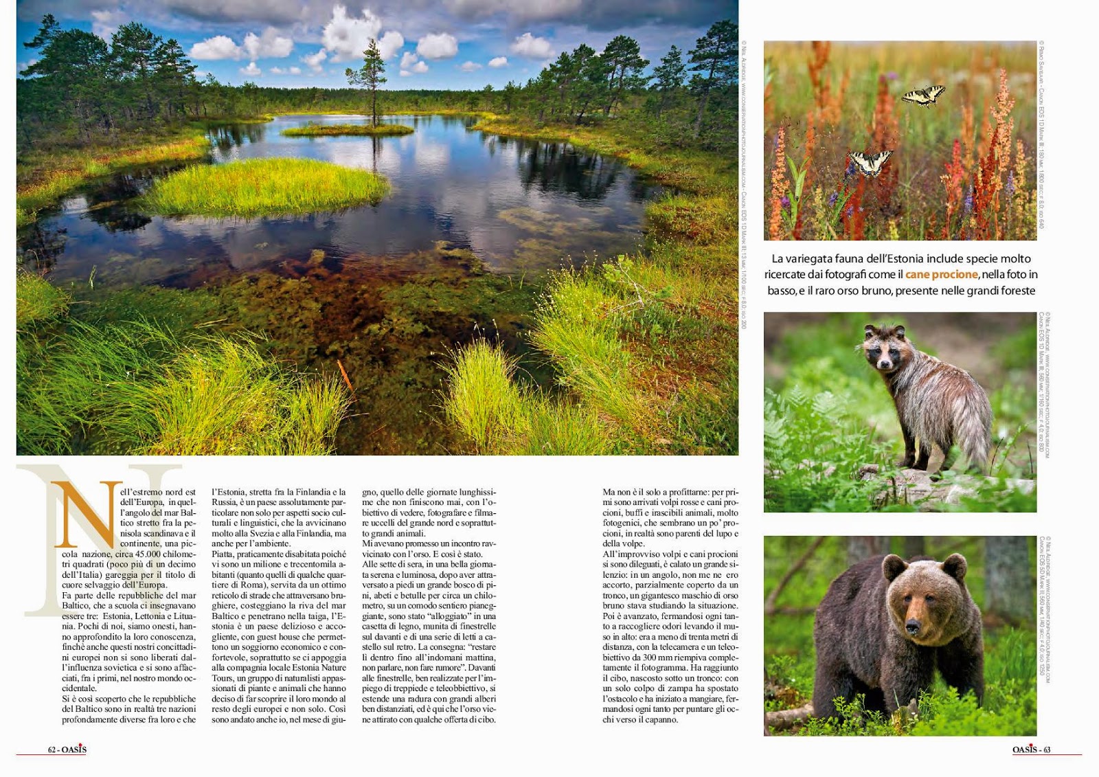Estonian Nature Tours: "Oasis"- the largest travel and nature magazine ...