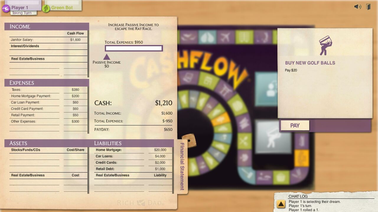 De Info Deler: Cash Flow Game: Een financieel mindset spel