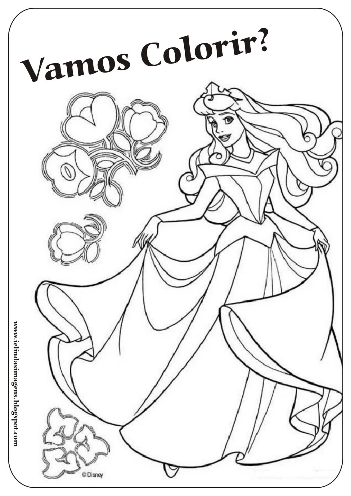 História Da Bela Adormecida Para Imprimir - FDPLEARN