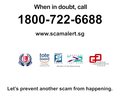 If Only Singaporeans Stopped to Think: New anti-scam helpline to tackle ...