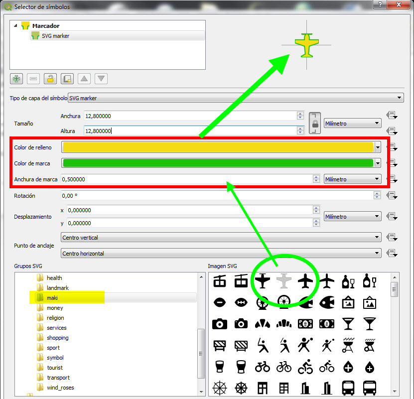 Cartografía Digital: Añadir símbolos SVG a QGIS.