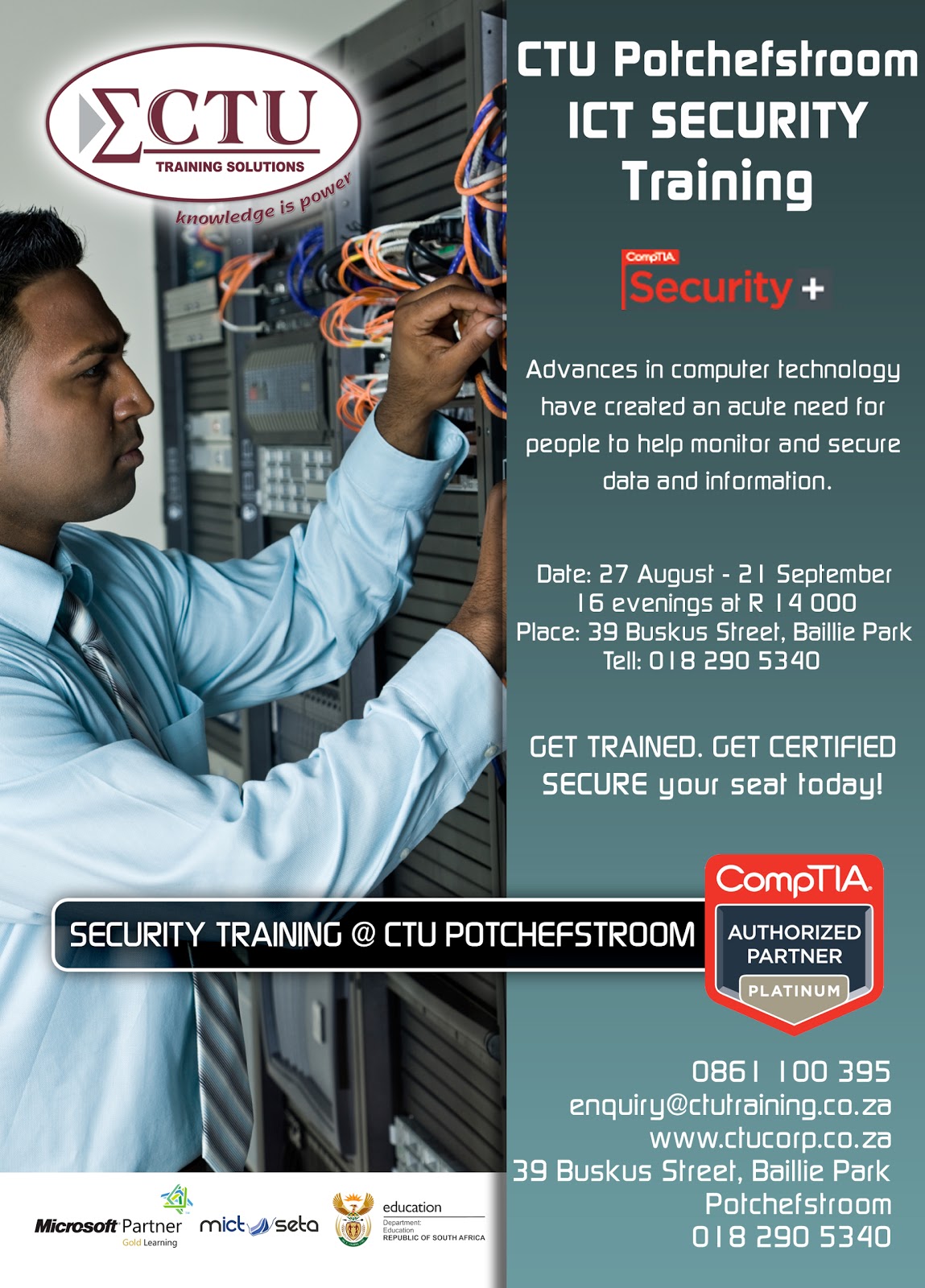Security training at CTU Potchefstroom | CTU Training Solutions Chatz