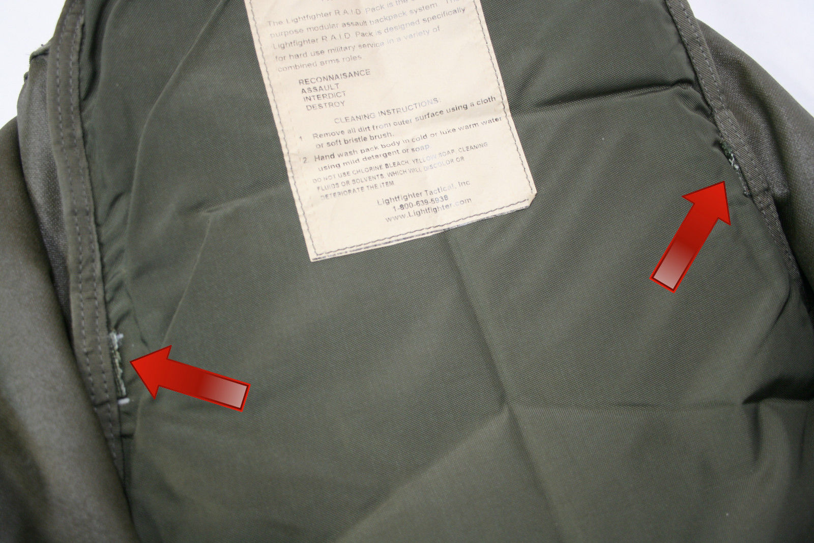 Webbingbabel: Eagle Industries RAID Patrol Pack Ranger Green