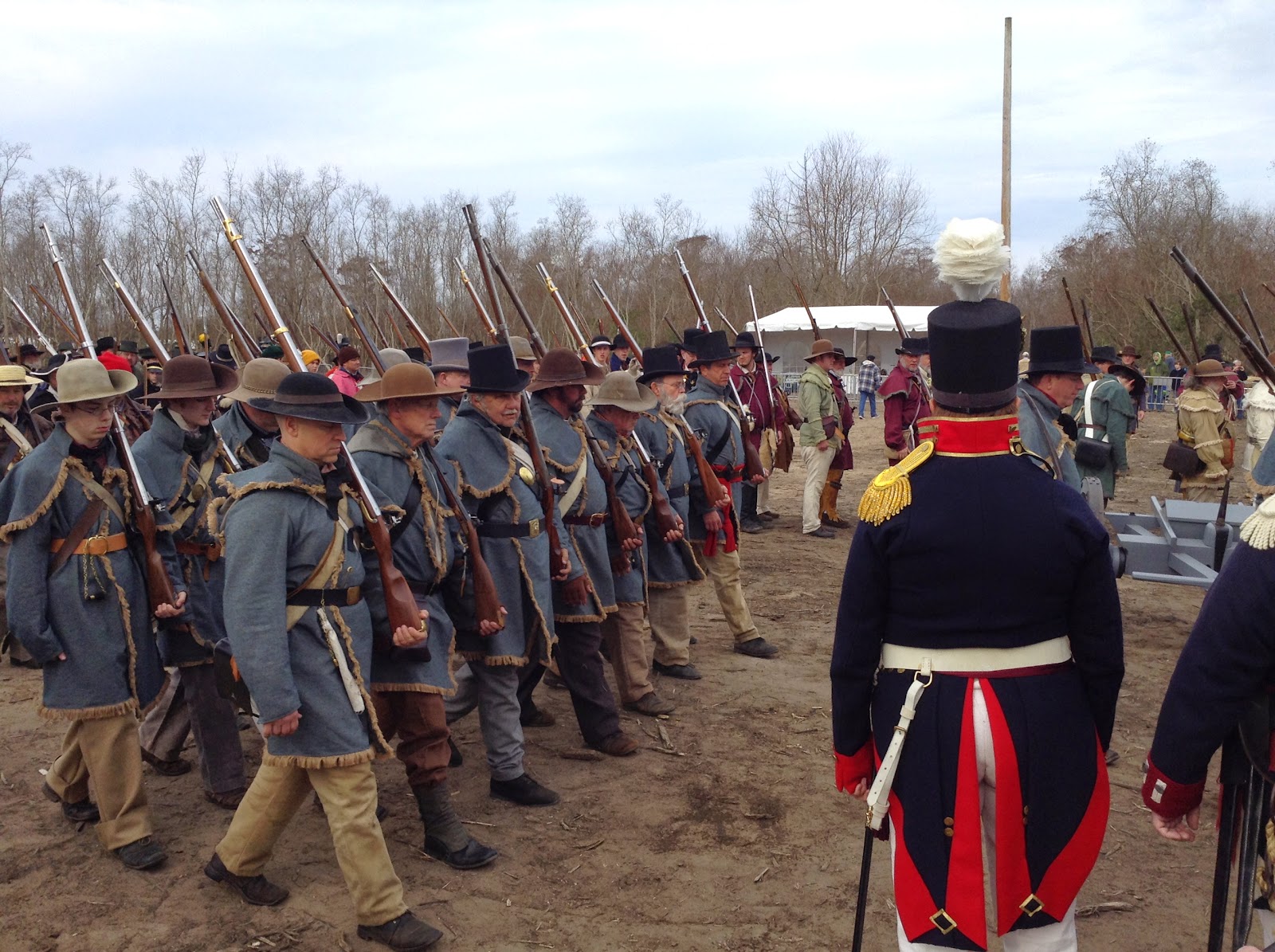 The Old Northwest Notebook: Battle of New Orleans Reenactment