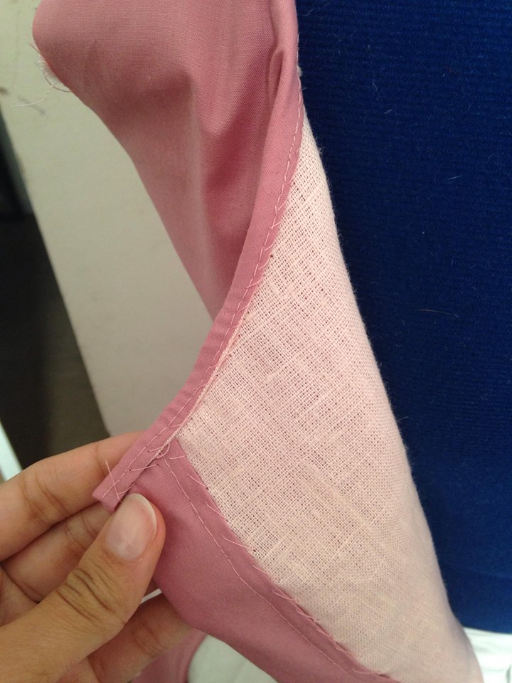 1780's Dusty Rose Zone Front Gown