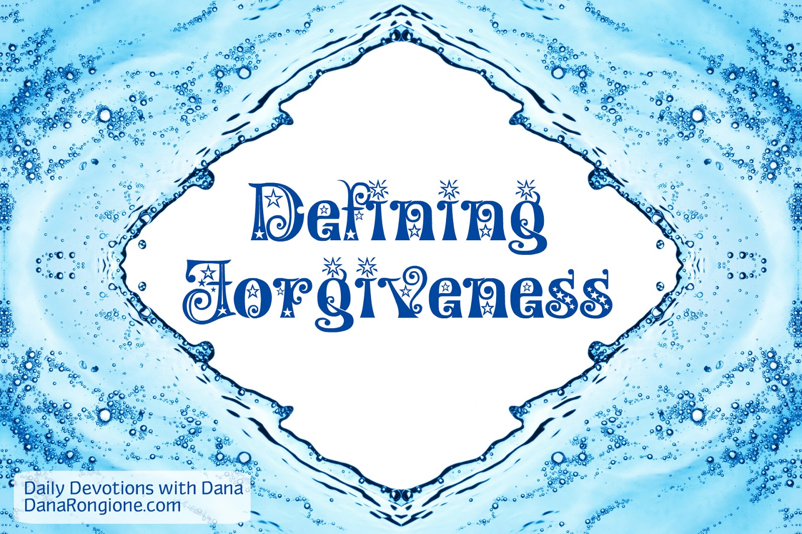 A Word Fitly Spoken: Defining Forgiveness