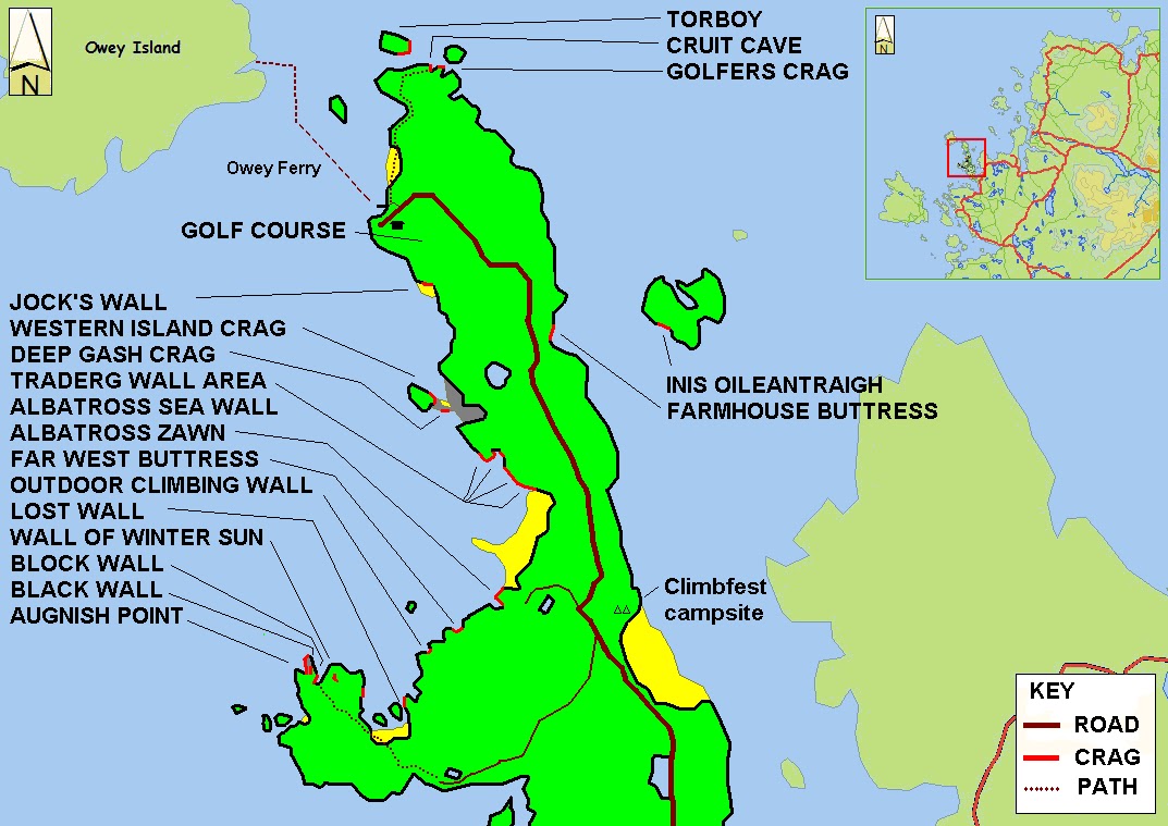 Donegal Rock Climbing. Unique Ascent: Cruit Island rock climbing guide