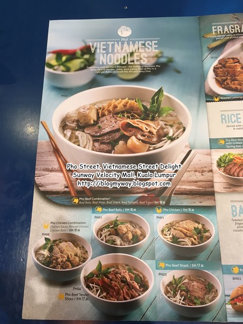 Pho Street, Vietnamese Street Delight @ Sunway Velocity Mall, Kuala ...