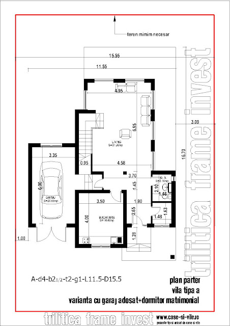 Case, Planuri, Proiecte: Proiect Vila Tip A