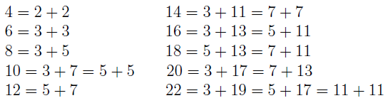 La conjetura de Goldbach - MasScience