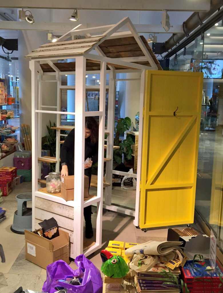Styling and Salvage: Roald Dahl Shed at the Royal Festival Hall