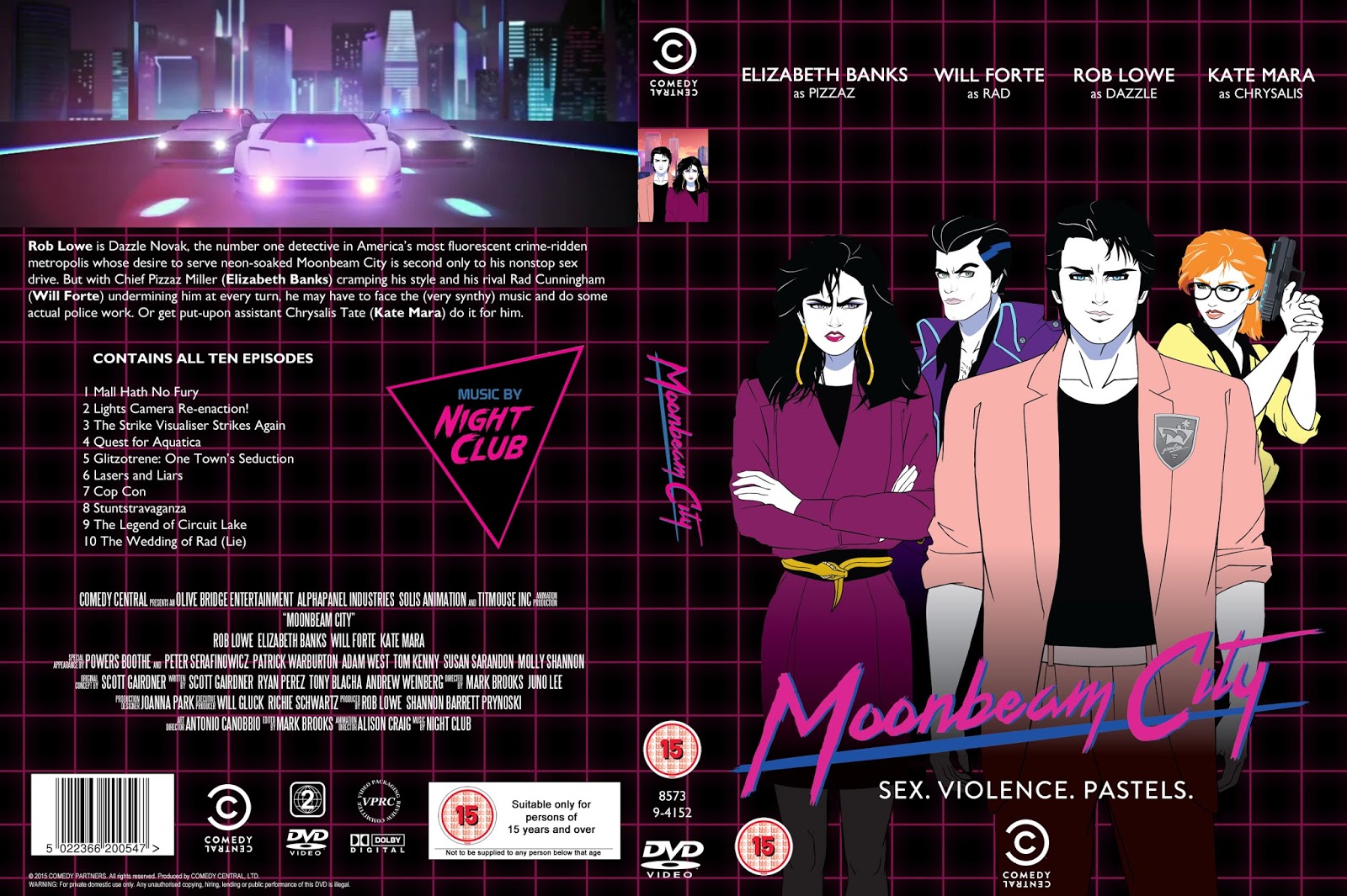 The Night Cruiser: Custom DVD Cover: Moonbeam City