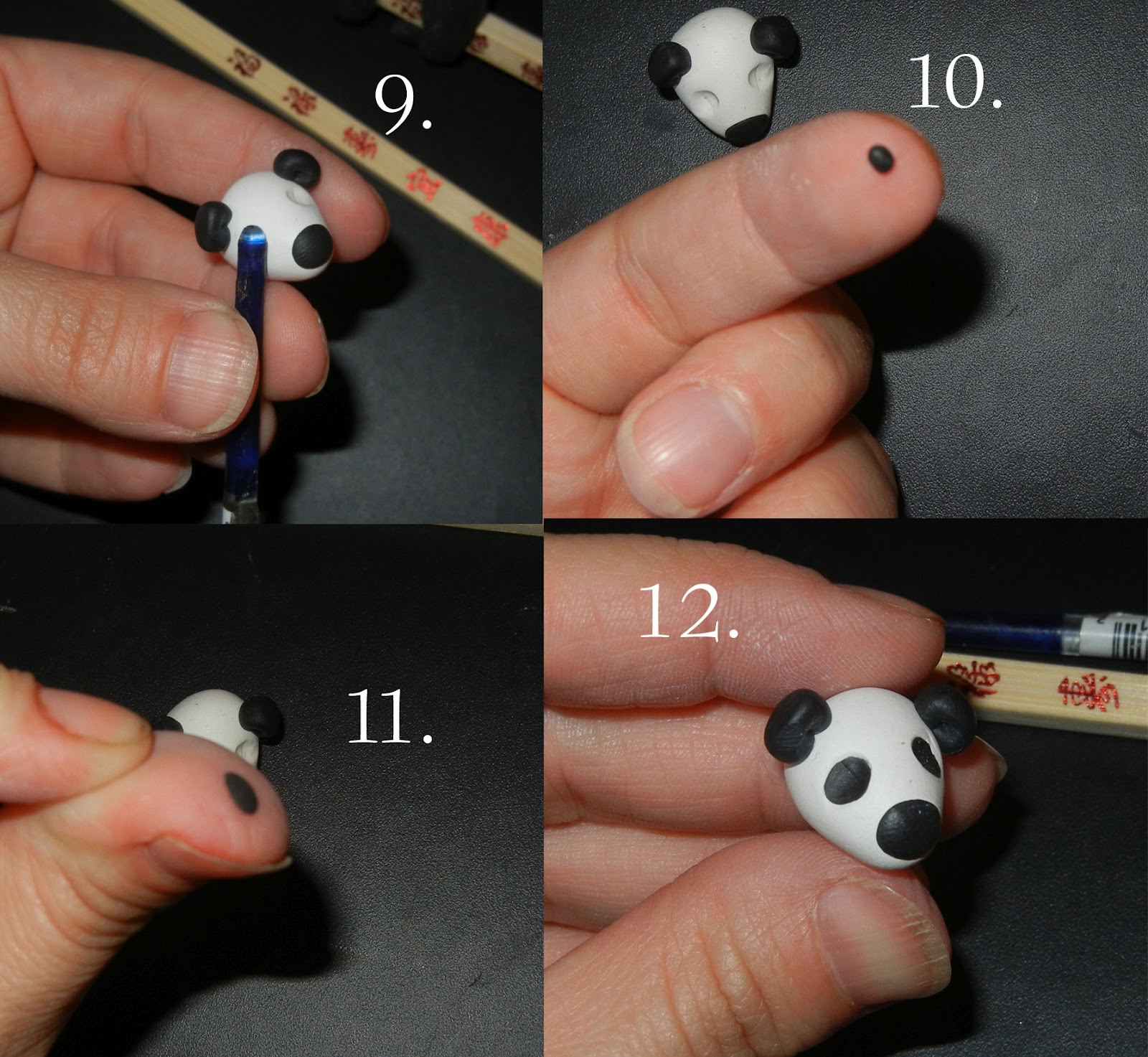 Tutoriel : Comment faire un panda en Fimo - Le blog de Miss Kawaii