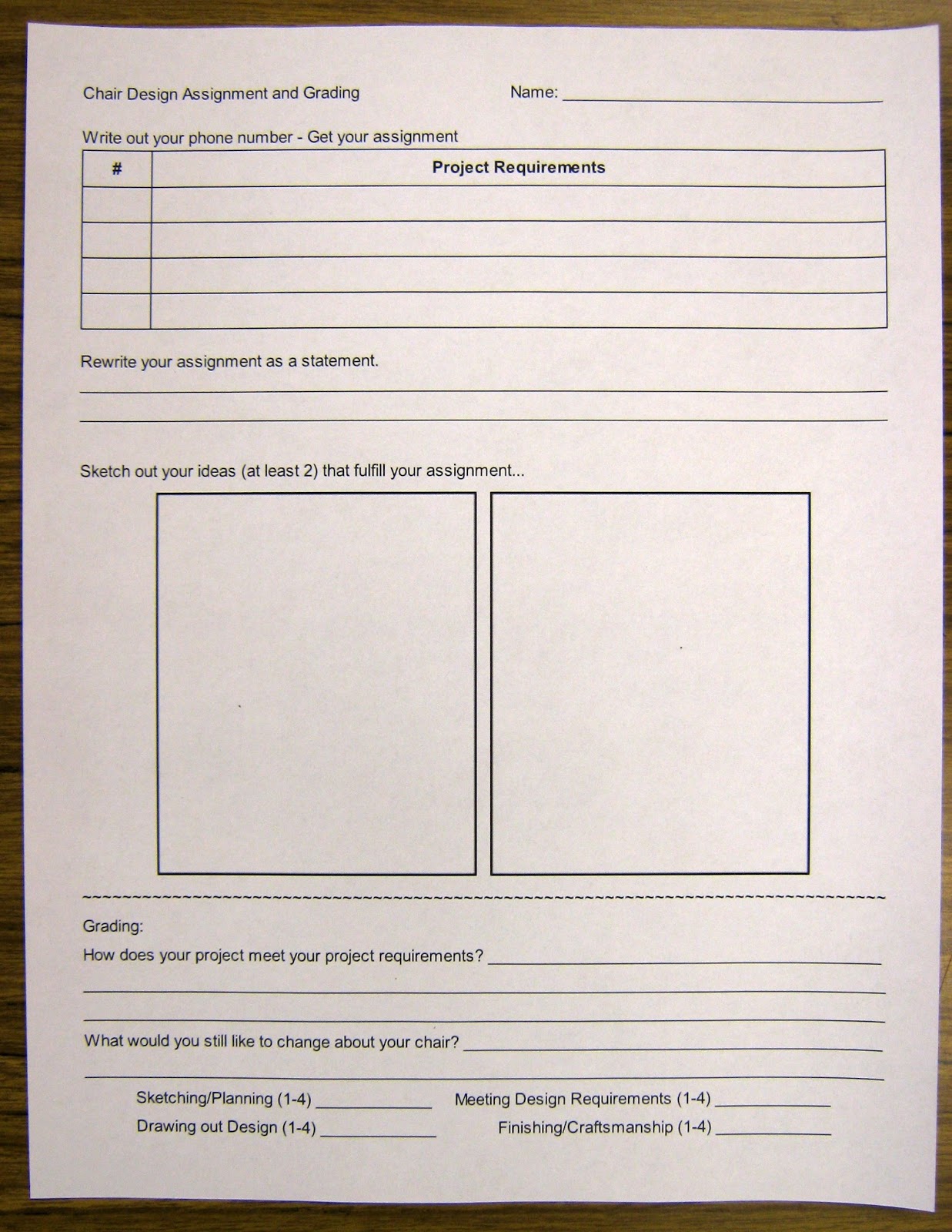 Art in the Middle...school: Chair Challenge