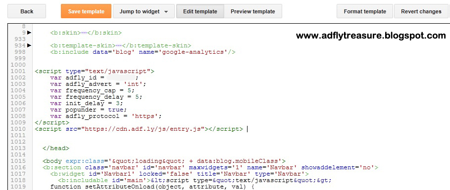 Adfly Treasure: AdFly Website Entry Script