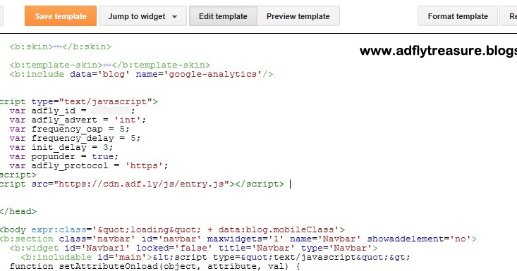 Adfly Treasure: AdFly Website Entry Script