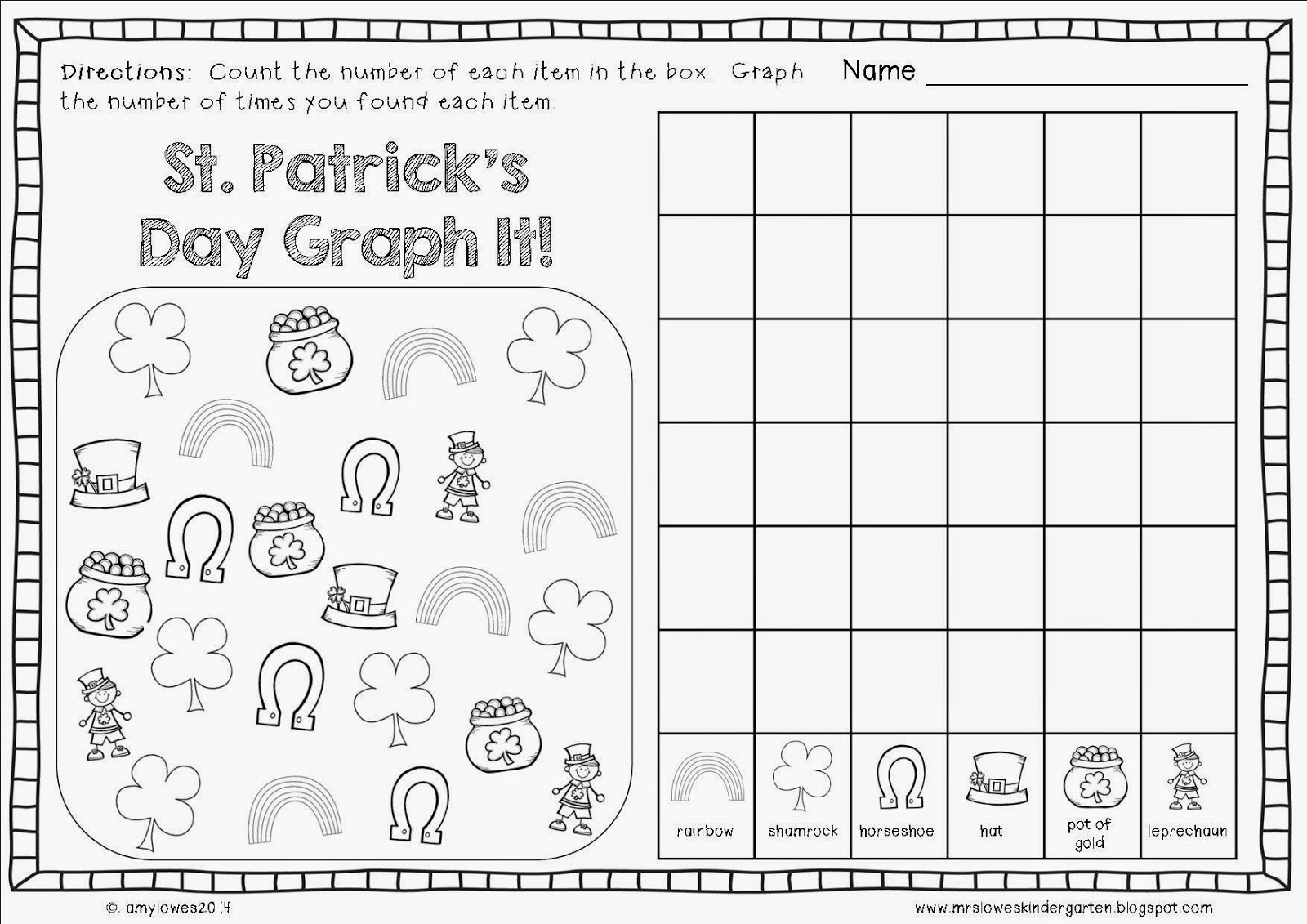 Mrs. Lowes' Kindergarten Korner: No Prep Spring Holiday Math and ...