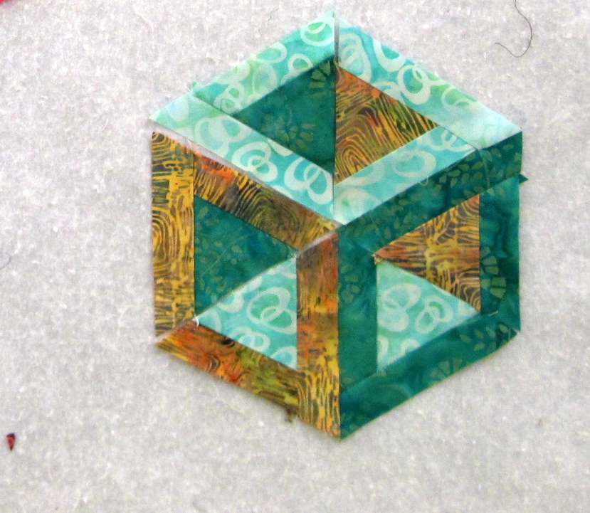 Jean's Quilting Page: Cubes, cubes and more cubes....