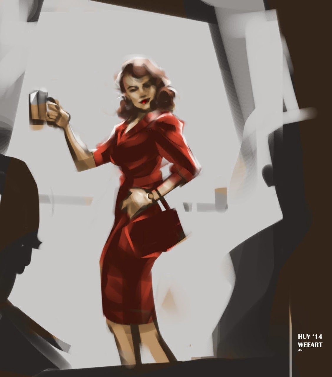 Fashion and Action: Agent Carter Premieres Tonight! - Fan Art, Photos ...