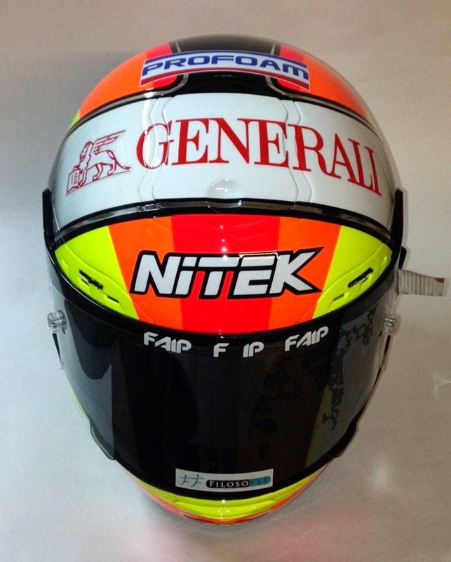 Racing Helmets Garage: NiTEK P1 A.Locatelli 2014 by Starline