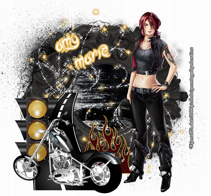 Amy Marie's Tag Creations: Biker Girl