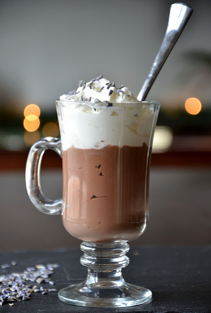 carlyklock: lavender hot chocolate pudding