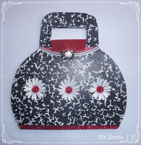 Purse Shape Card Template