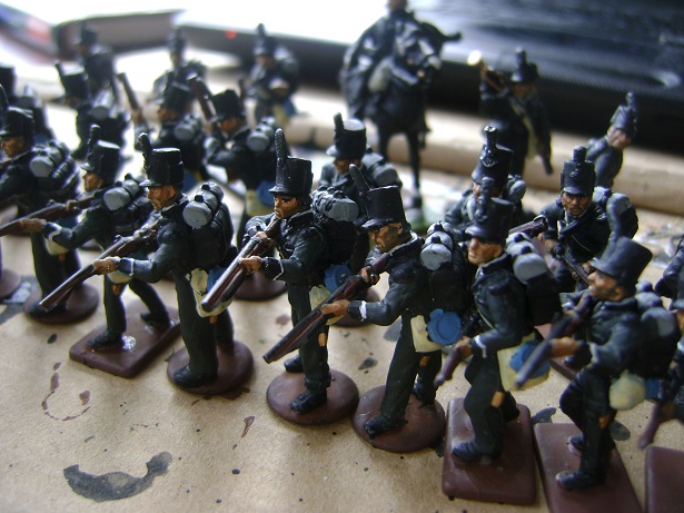 The British Army At Waterloo: 95th Rifles - work in progress Part 2