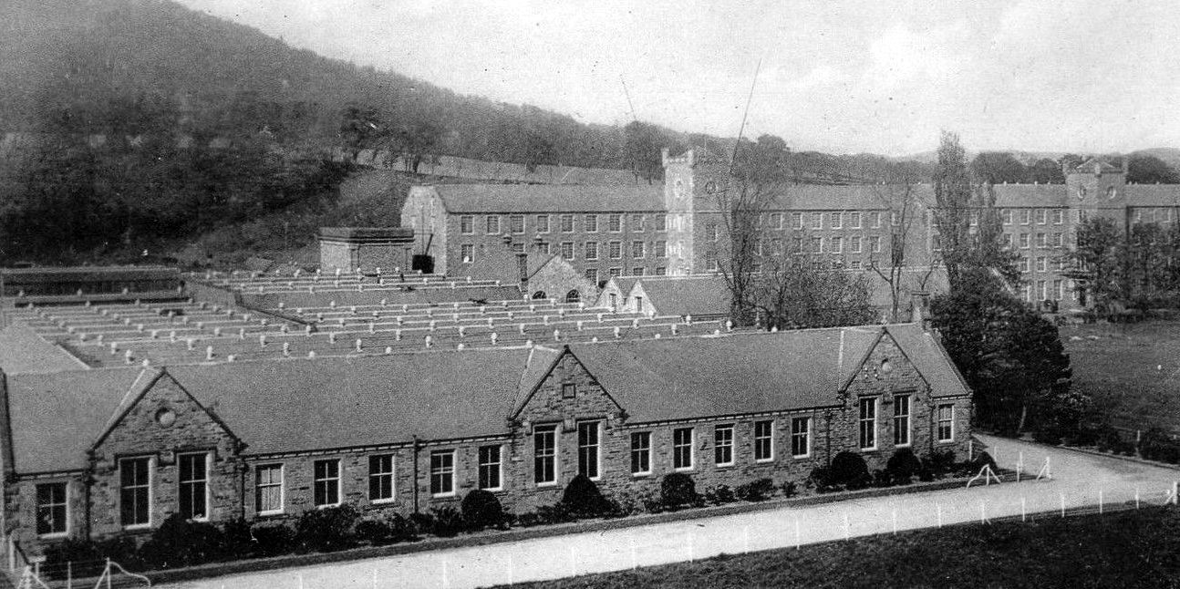 Tour Scotland: Old Photographs Netherdale Mill Galashiels Scotland
