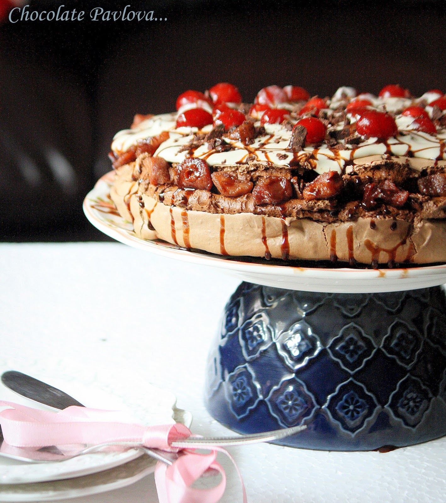 La Petit Chef: Chocolate Pavlova.. with Coffee Cream