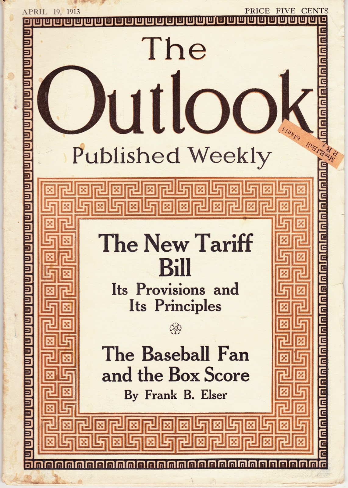 Papergreat: 1913 essay on the baseball box score