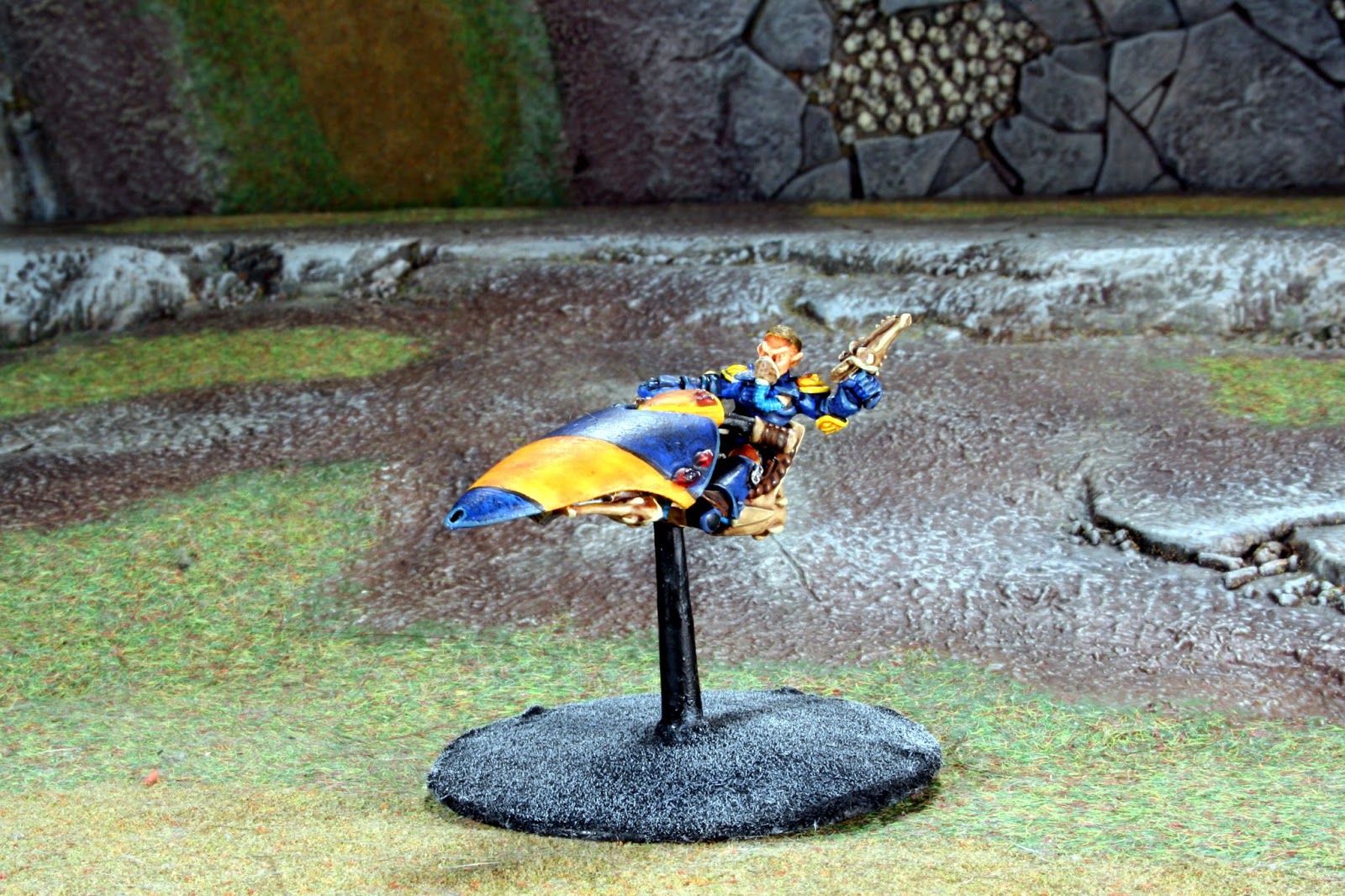 Florida Miniature Painting: Eldar Alaitoc Jet Cycle (Windrider Jetbike)