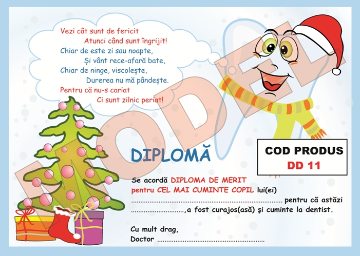 DIPLOME FEL DE FEL : MODELE DE DIPLOME DE MERIT PENTRU COPII LA STOMATOLOG