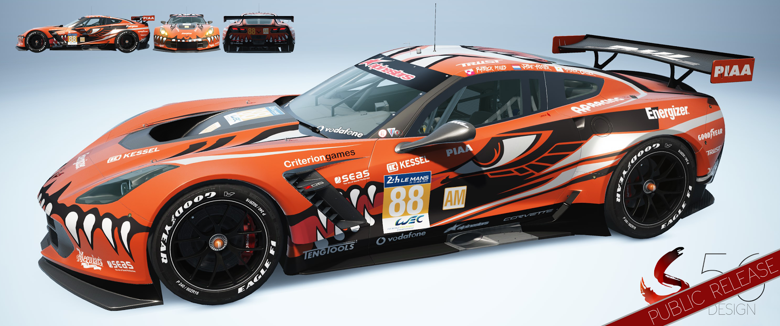 S.56 Design: Corvette C7.R Montgomery Racing #88 #89