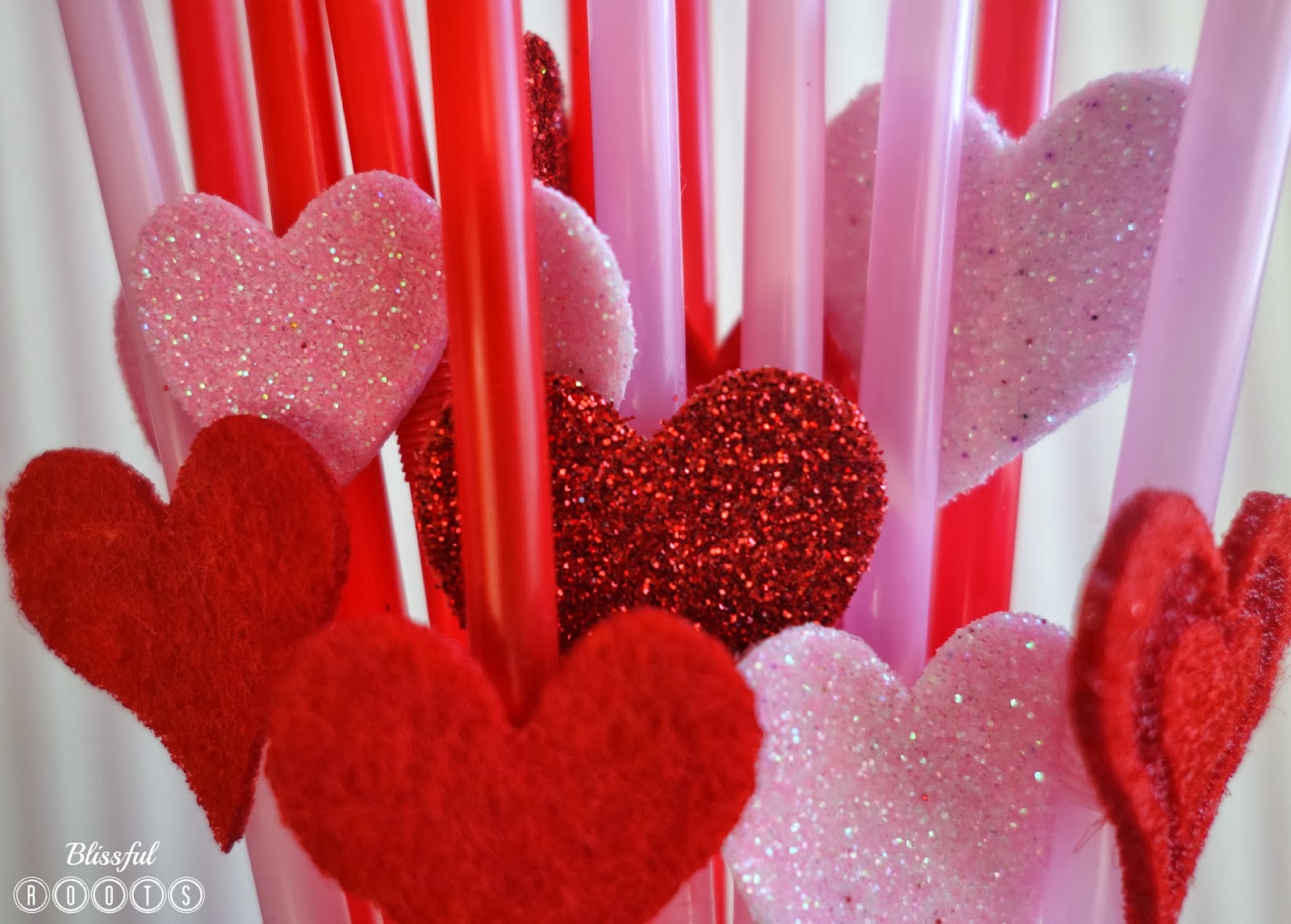 BLISSFUL ROOTS: DIY Valentines Straws